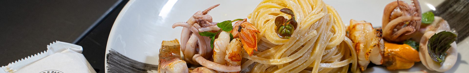 Trighetto ai frutti di mare, nero di seppia e limone - ZONA - Zona