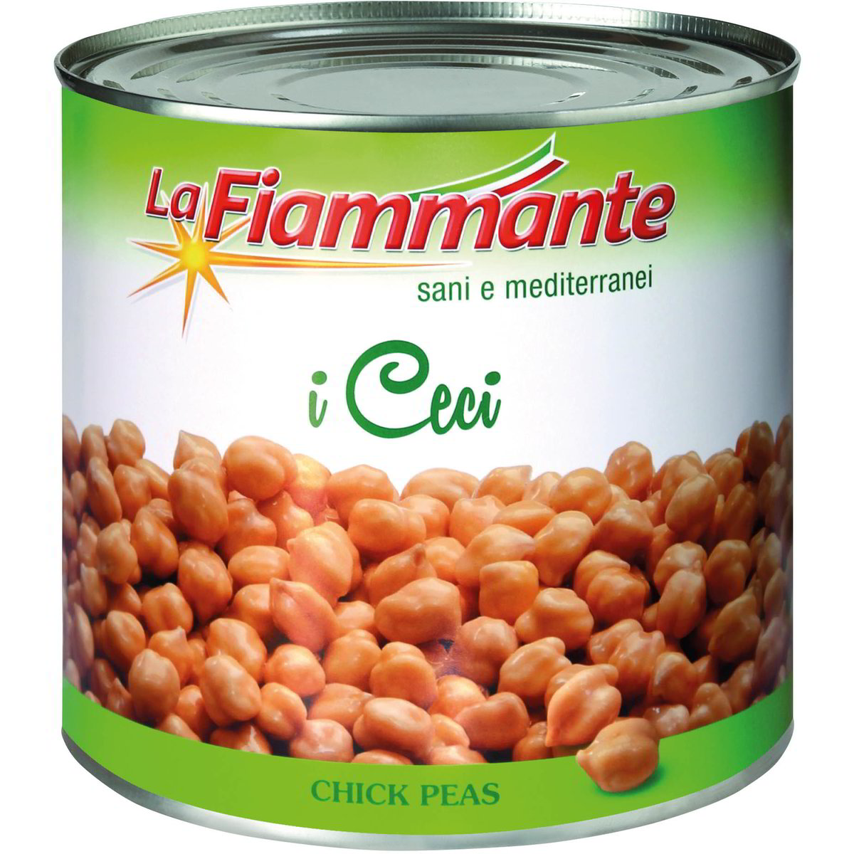 Vendita LA FIAMMANTE CECI LESSATI LATTA 2,5 / 1,5 KG all'ingrosso. Ceci ...