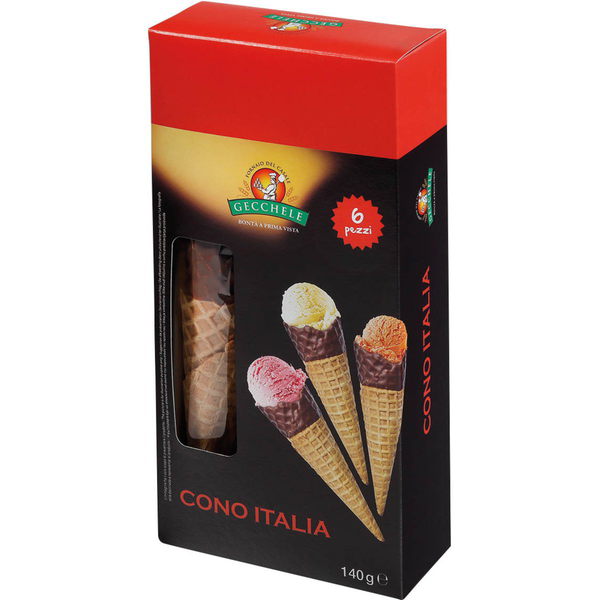 Vendita CONO ITALIA CON CIOCCOLATO all'ingrosso. Basi per dolci all ...