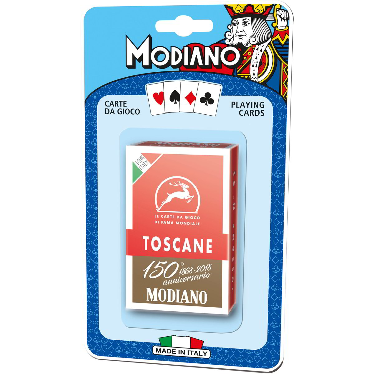 Vendita CARTE TOSCANE MODIANO BLISTER ROSSO 150° ANNIVERSARIO all ...