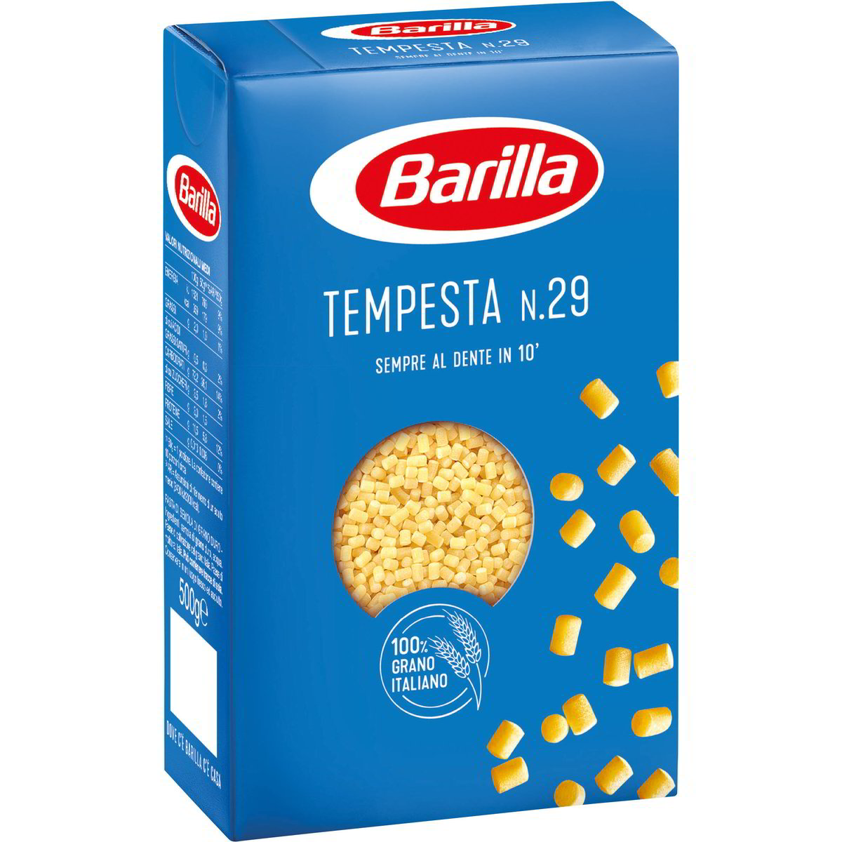 Vendita TEMPESA N29 BARILLA 500 G all'ingrosso. Pasta di semola all ...