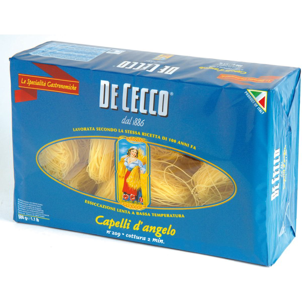 Vendita PASTA DE CECCO NIDI CAPELLINI N.209 500 G all'ingrosso. Pasta semola specialita' all ...