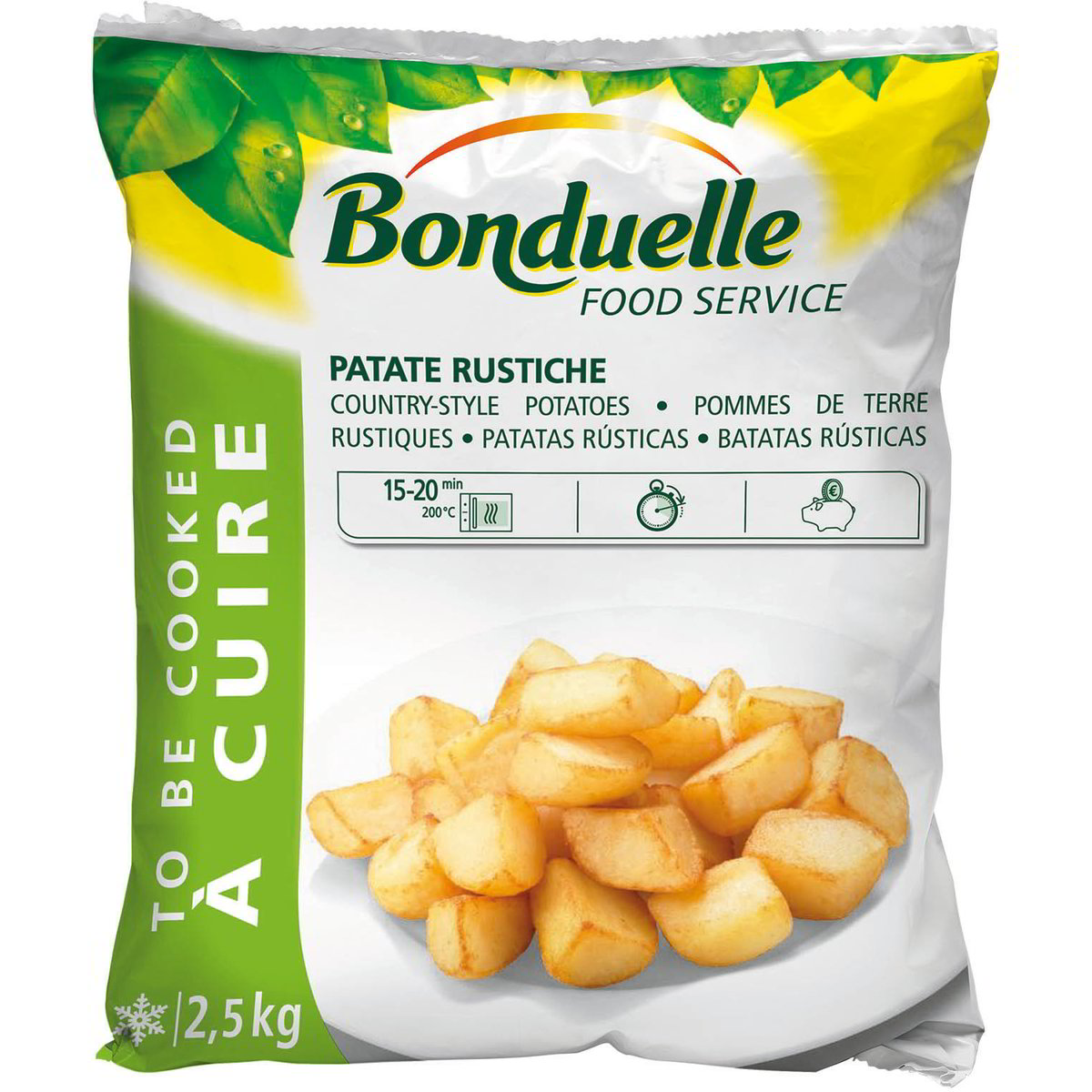Vendita PATATE RUSTICHE PREFRITTE BONDUELLE 2,5 KG all'ingrosso ...