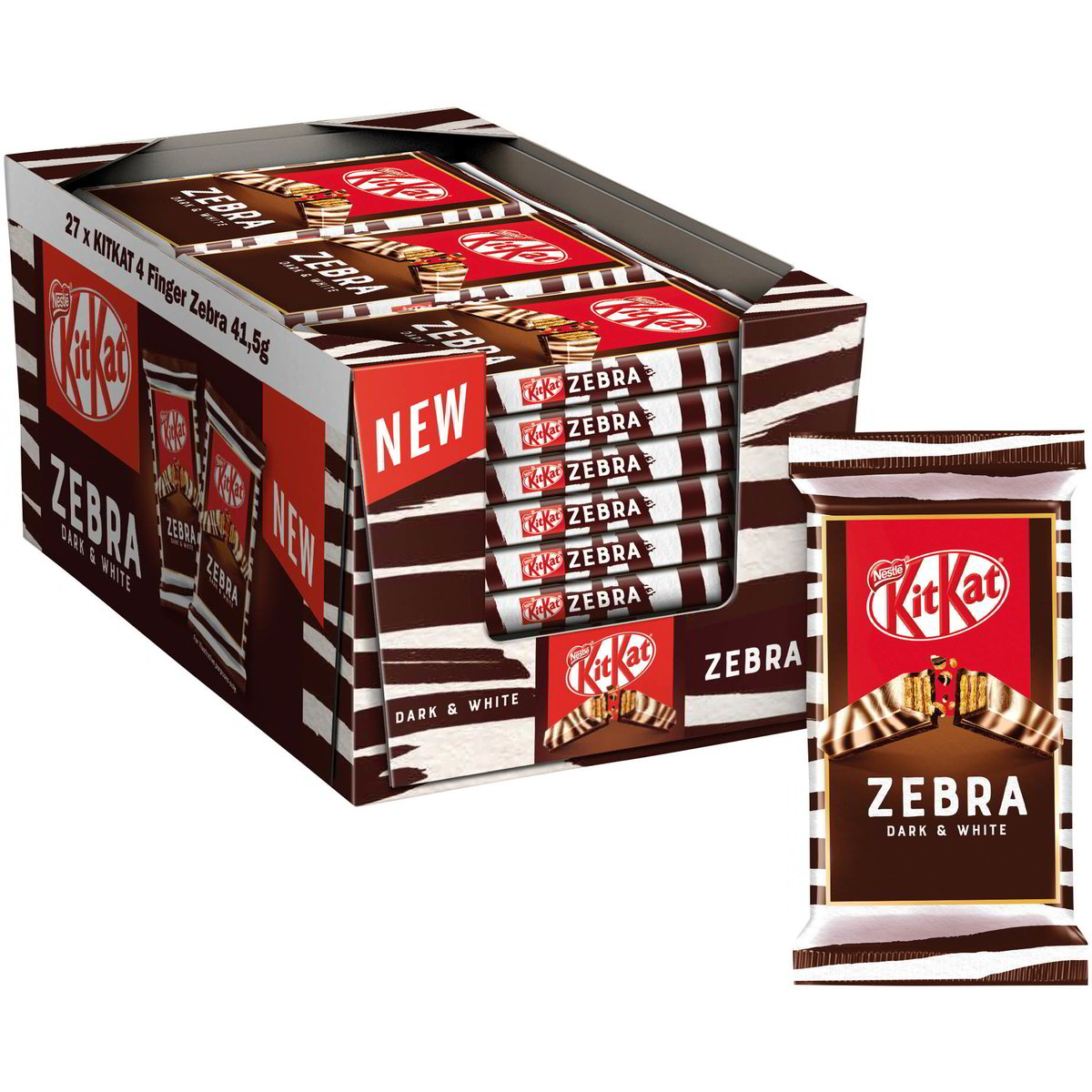 Vendita KITA KAT ZEBRA 41,5 G X 27 PEZZI all'ingrosso. Snack dolci ...
