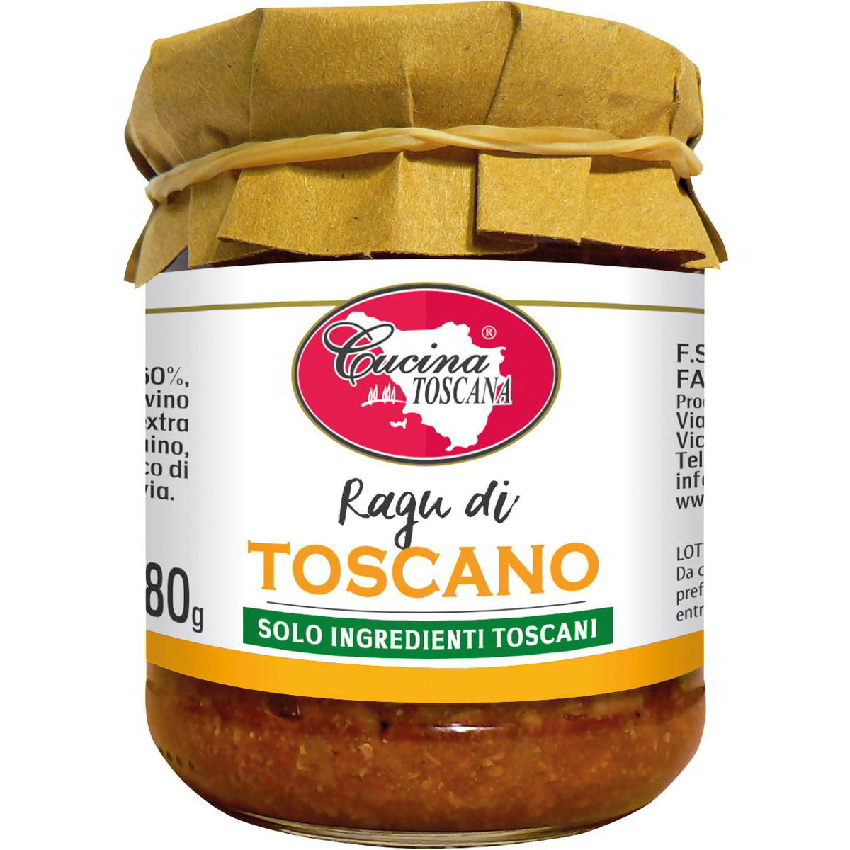 Vendita RAGU' DI CARNE TOSCANO FST all'ingrosso. Condimenti pronti all ...