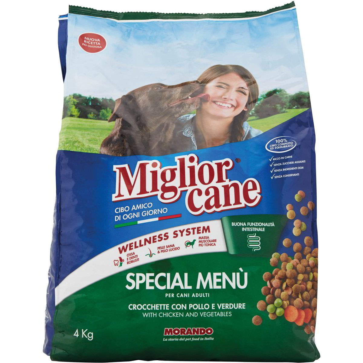 Vendita CROCCHETTE CON POLLO E VERDURE SPECIAL MENU MIGLIOR CANE 4 KG ...