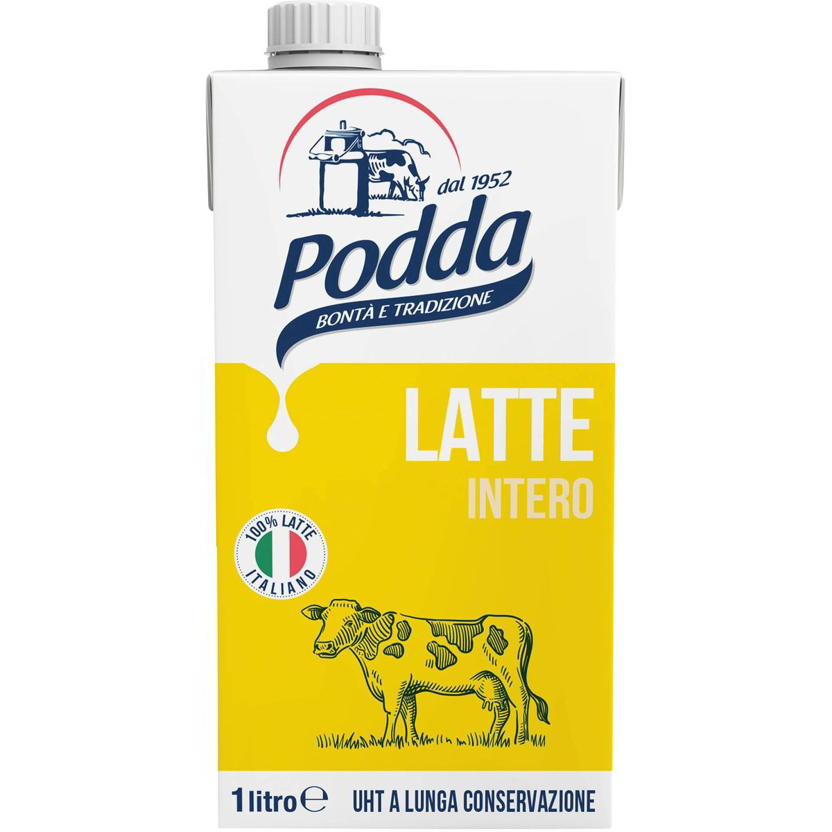 Vendita LATTE INTERO UHT PODDA 1 L all'ingrosso. Latte uht all'ingrosso ...