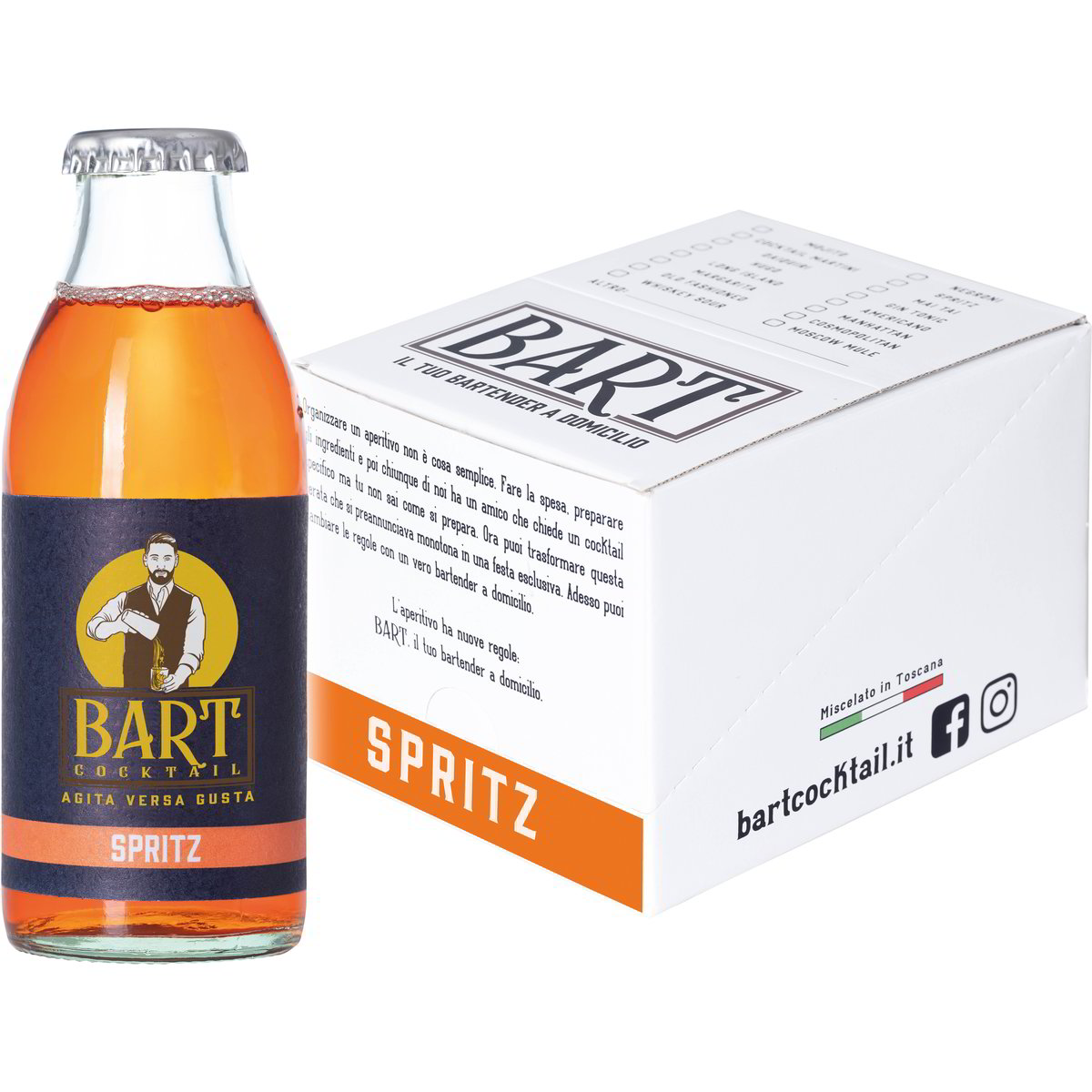 Vendita COCKTAIL SPRITZ PREMISCELATO BART 125 ML all'ingrosso ...