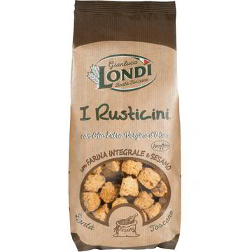 Vendita CROSTINI FARINA INTEGRALE E SESAMO I RUSTICINI LONDI 500 G all ...