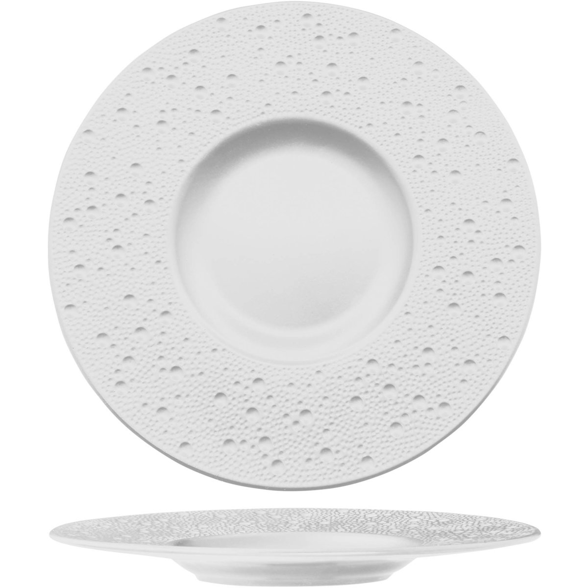 Vendita PIATTO GOURMET GURAL MOON BIANCO DIAM. 29 CM all'ingrosso ...