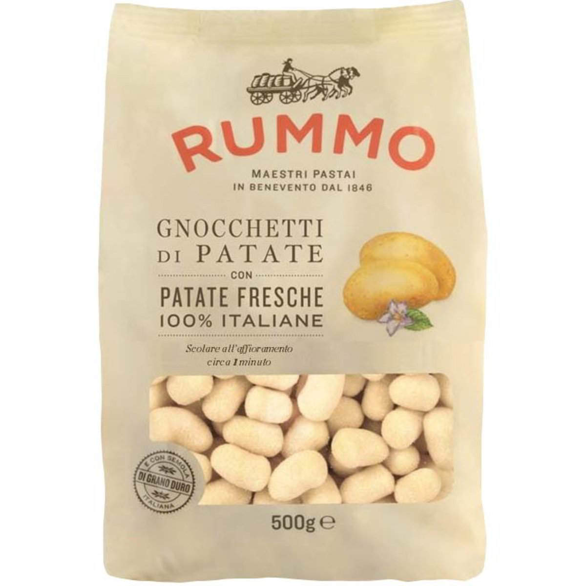 Vendita RUMMO GNOCCHETTI DI PATATE ITALIANE 500 G all'ingrosso. Pasta ...