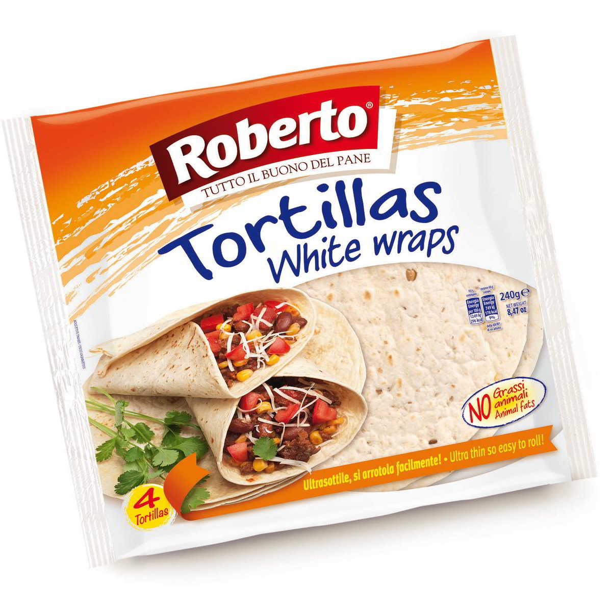 Vendita TORTILLAS WHITE WRAPS e all'ingrosso. Pizze piadine focacce all ...