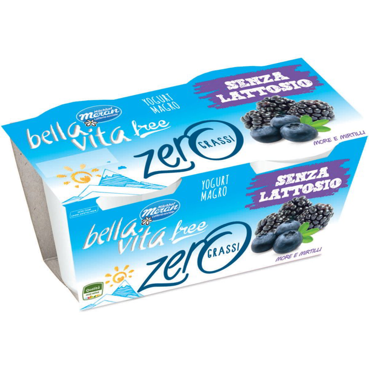 Vendita YOGURT MAGRO SENZA LATTOSIO MORE E MIRTILLI BELLA VITA FREE ...