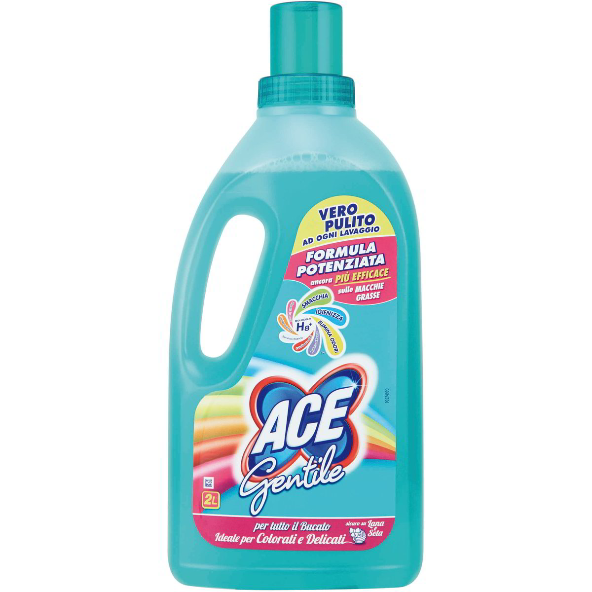 Vendita CANDEGGINA GENTILE ACE 2 L all'ingrosso. Detergenza bucato all ...