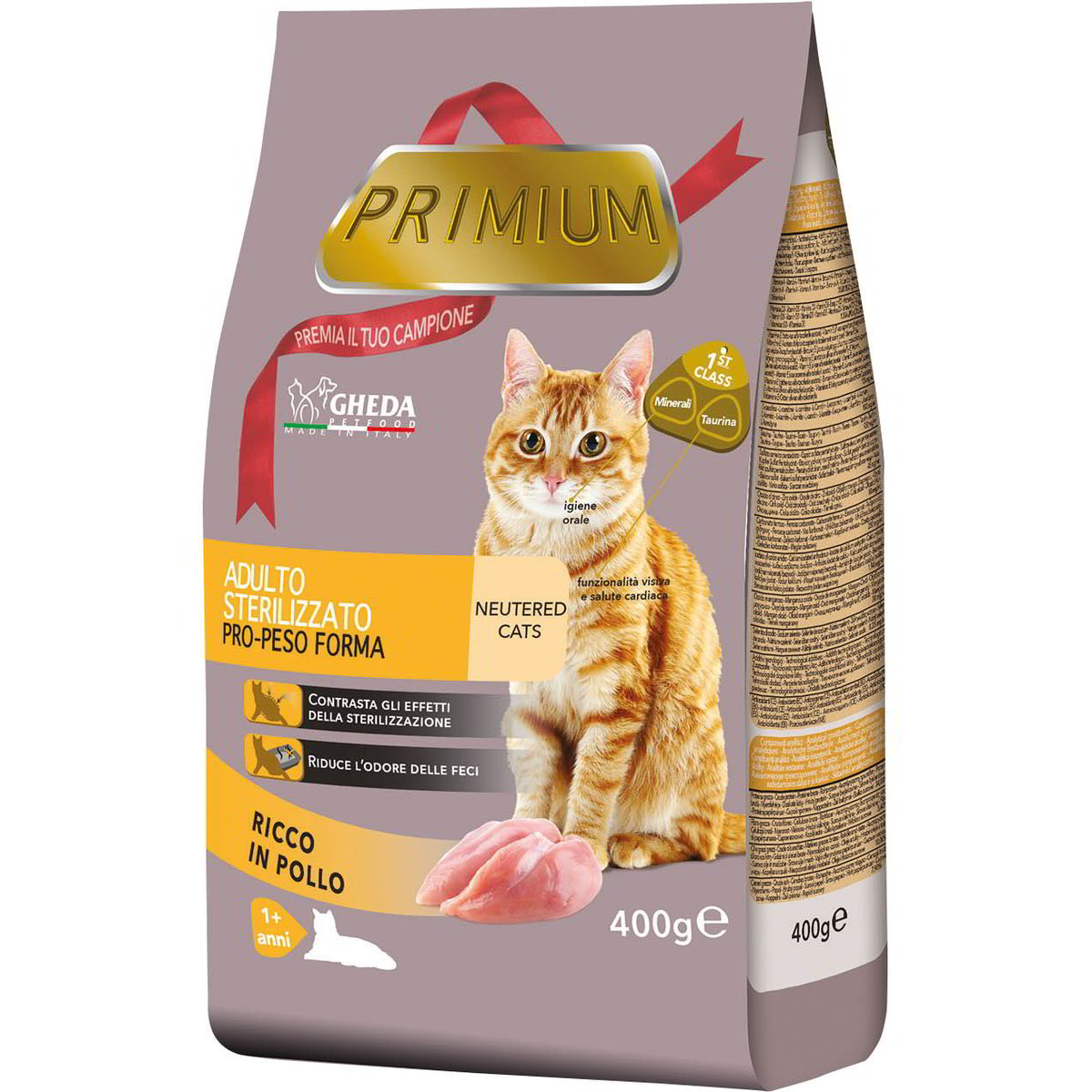 Vendita CROCCANTINI GATTO PRO-PESO PRIMIUM 400 G all'ingrosso. Cibi per cani/gatti all'ingrosso ...