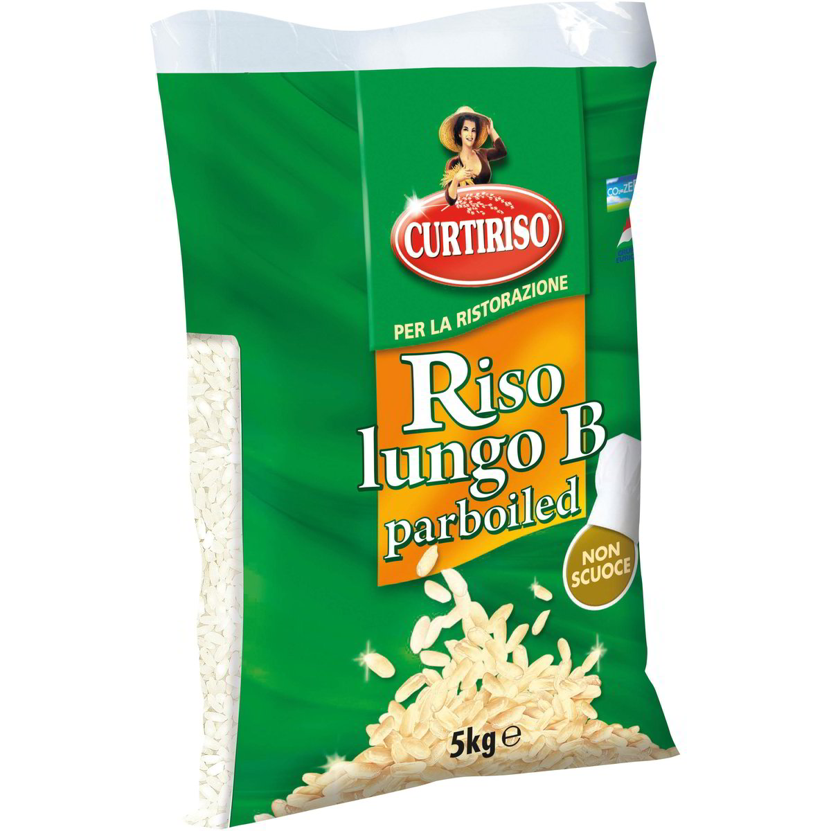 Vendita RISO LUNGO B PARBOILED CURTI all'ingrosso. Riso grandi formati ...