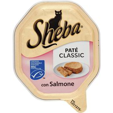 Vendita SHEBA PATE' CLASSIC SALMONE 85 G all'ingrosso. Cibi per cani ...