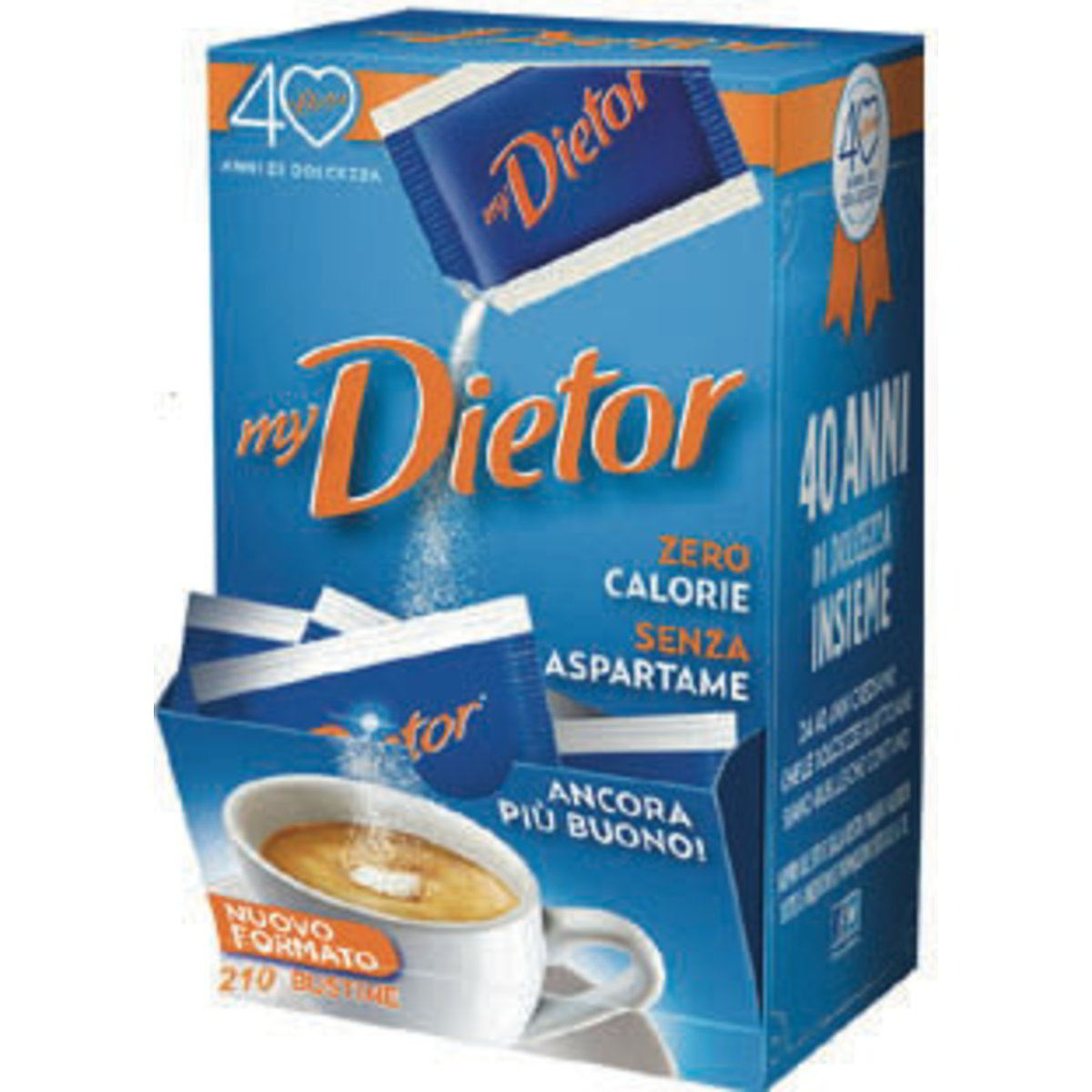 Vendita DIETOR DISPENSER 210 BUSTE all'ingrosso. Dolcificanti all ...