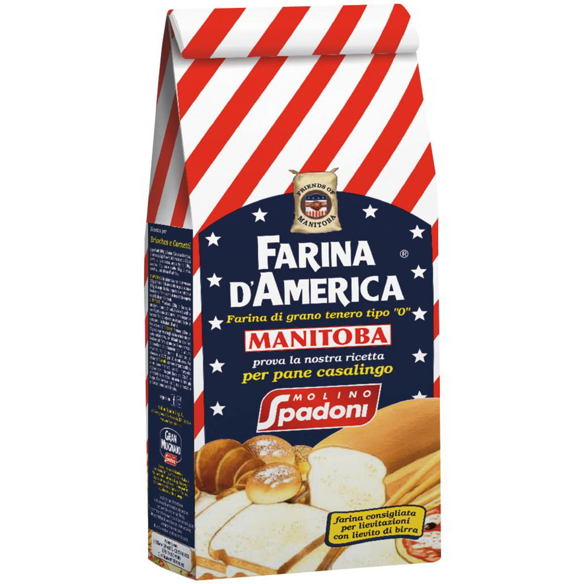 Vendita FARINA 0 MANITOBA D'AMERICA MOLINO SPADONI 1 KG all'ingrosso ...