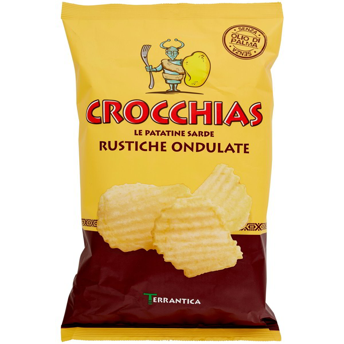 Vendita PATATINE RUSTICHE CROCCHIAS 180 G all'ingrosso. Patatine all ...