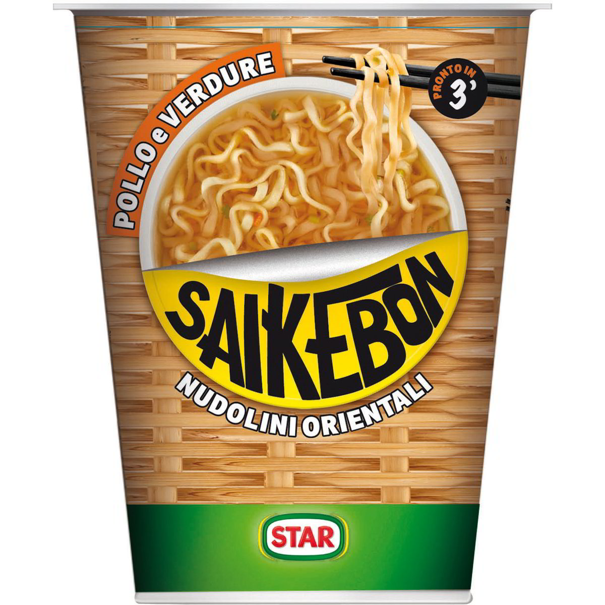 Vendita NOODLES POLLO E VERDURE SAIKEBON CUP 60 G all'ingrosso. Altri ...