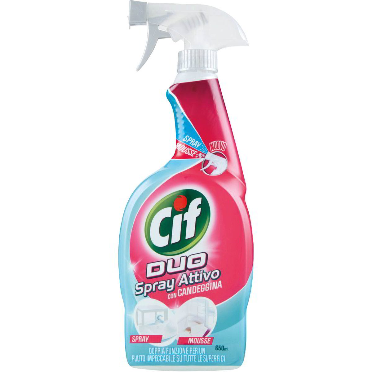 Vendita CIF DUO CANDEGGINA SPRAY 650 ML all'ingrosso. Pulizia superfici ...