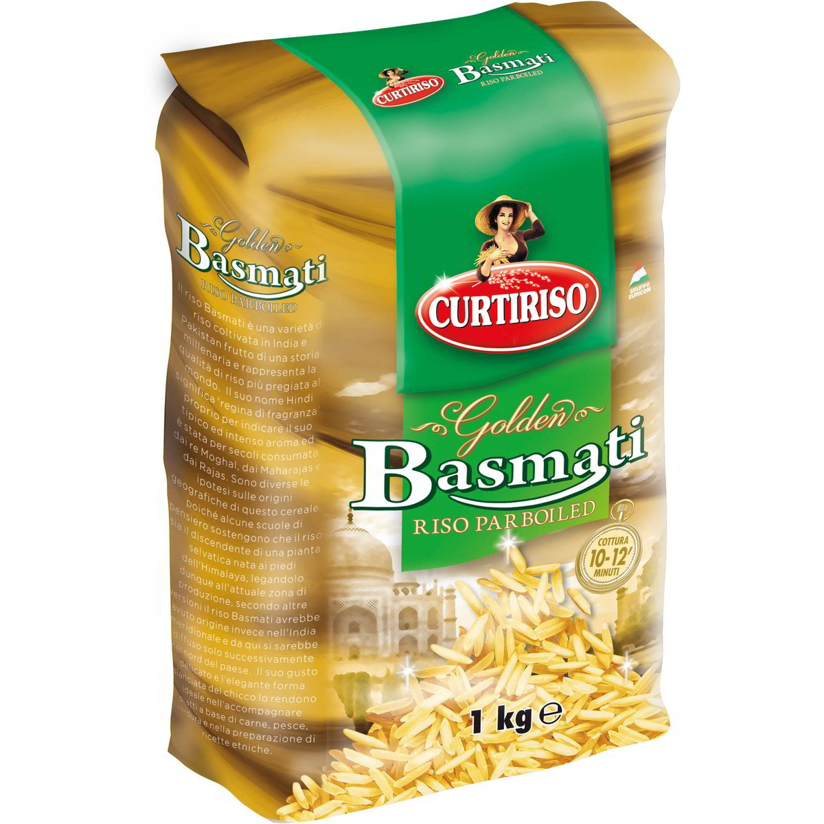 Vendita RISO BASMATI PARBOILED CURTI 1 KG all'ingrosso. Riso etnico e ...