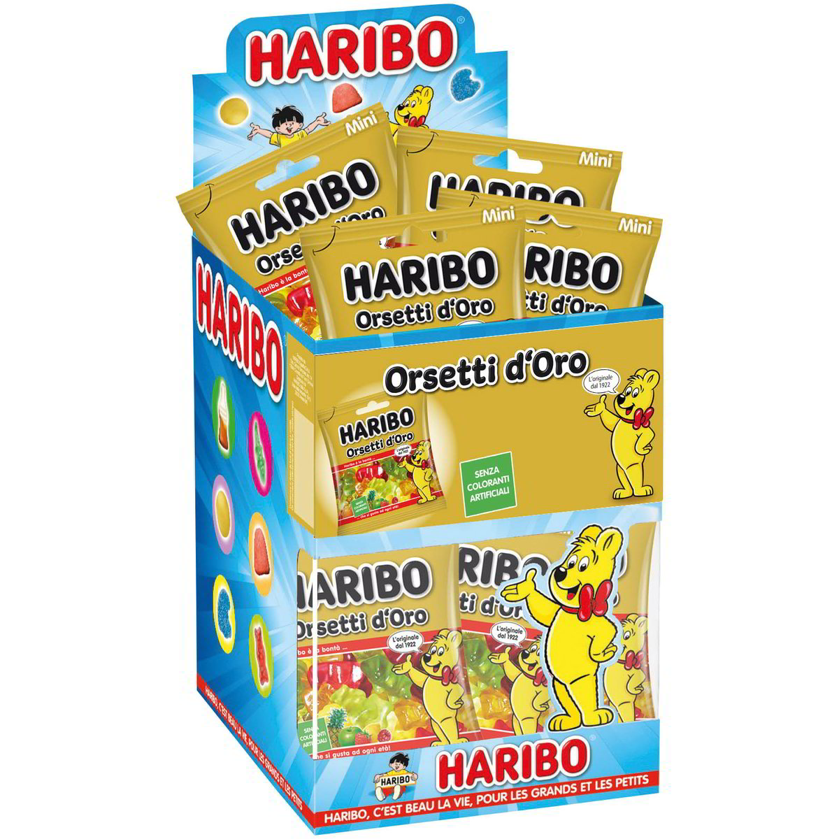 Vendita CARAMELLE MINI ORSETTI EXPO HARIBO all'ingrosso. Caramelle all ...
