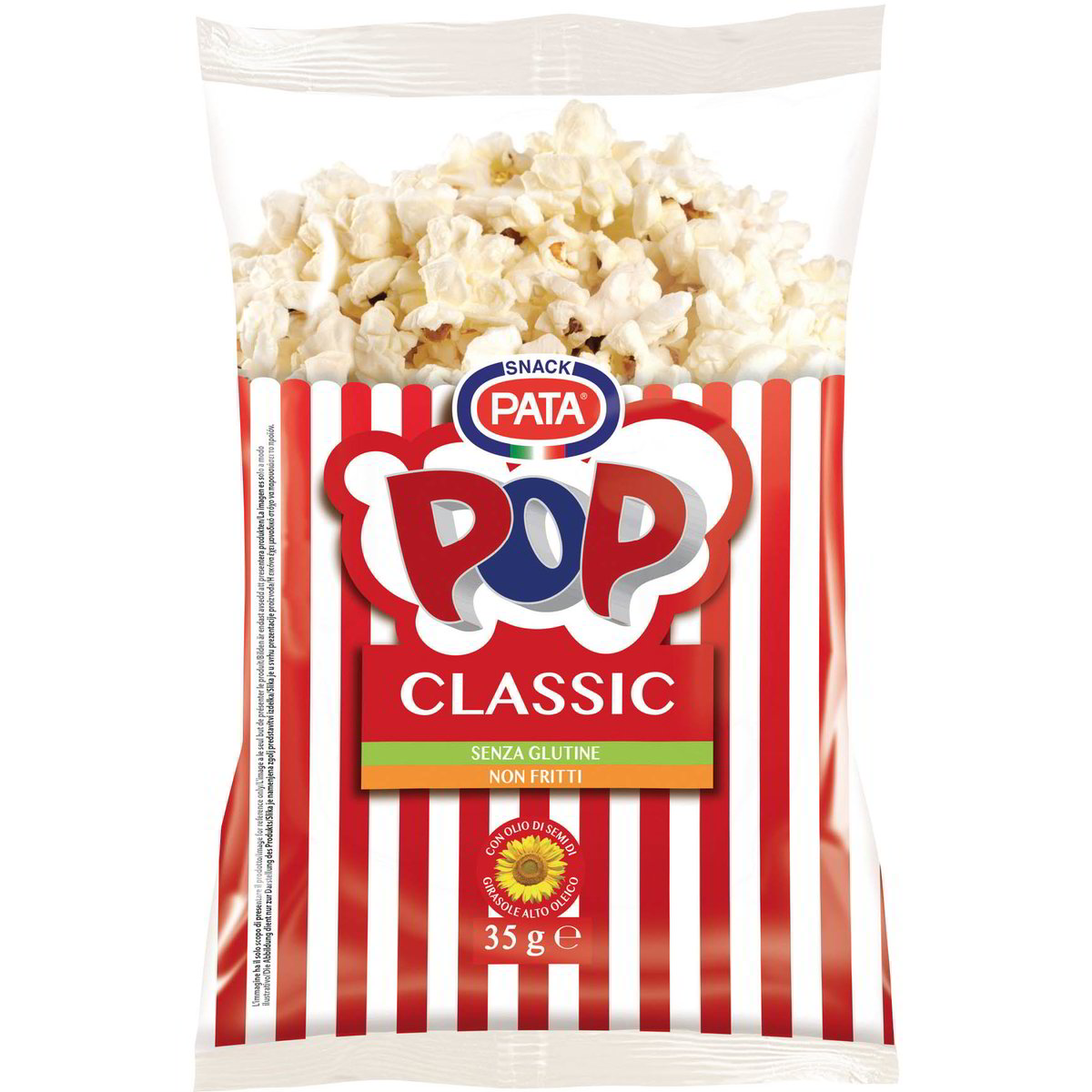 Vendita POP CORN PATA all'ingrosso. Patatine all'ingrosso - Zona