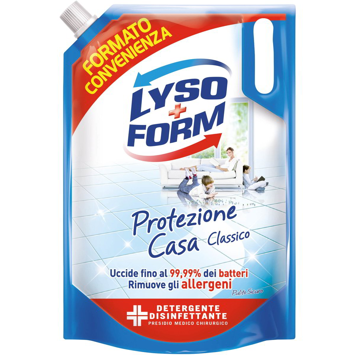 Vendita LYSOFORM DETERGENTE CLASSICO PER PAVIMENTI RICARICA 1.9 L all ...
