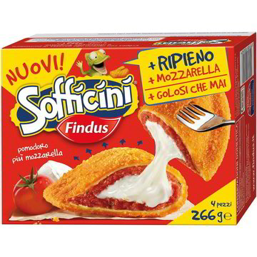 Vendita SOFFICINI POMODORO E MOZZARELLA FINDUS 4 PEZZI all'ingrosso ...
