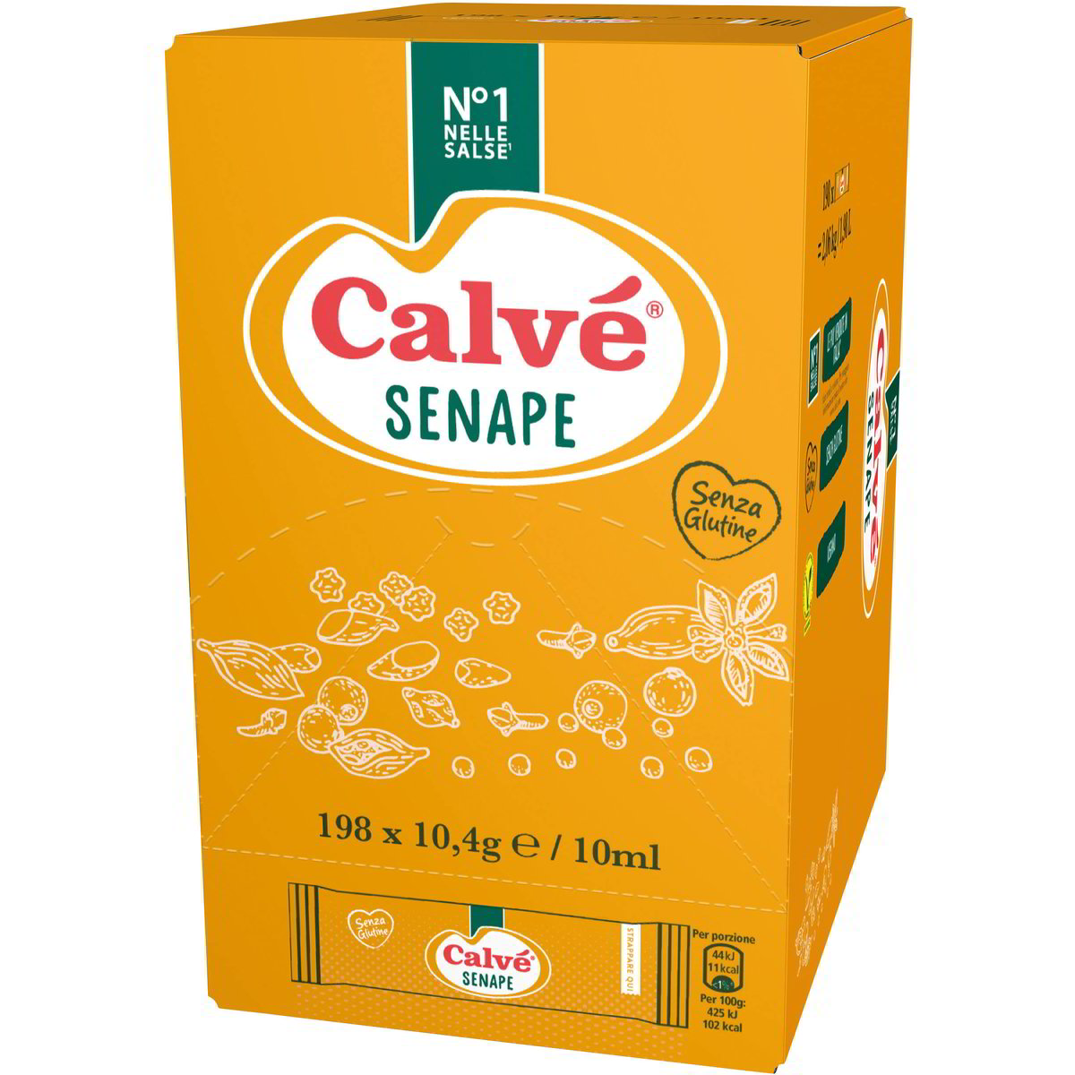 Vendita SENAPE MONODOSE e all'ingrosso. Senape all'ingrosso - Zona