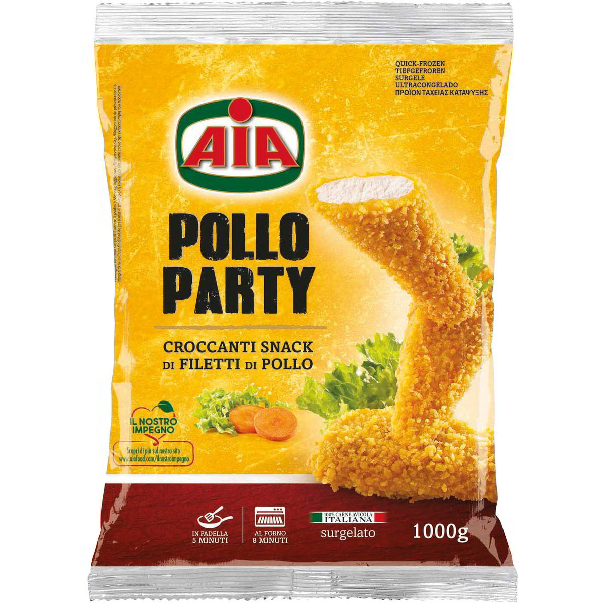 Vendita POLLO PARTY SURGELATI AIA 25 PEZZI 1 KG all'ingrosso. Surgelati ...