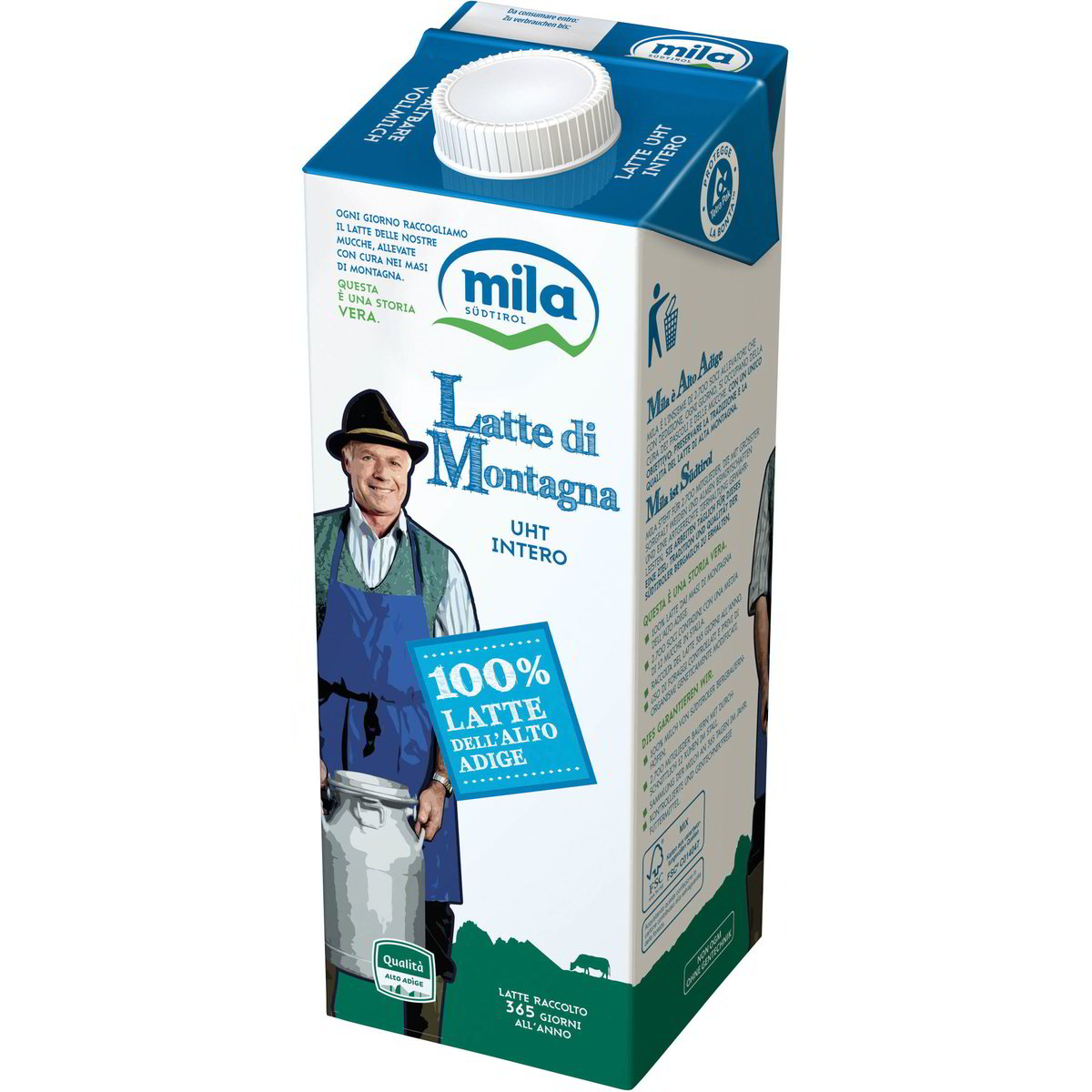 Vendita LATTE UHT INTERO ALTO ADIGE MILA all'ingrosso. Latte uht all ...