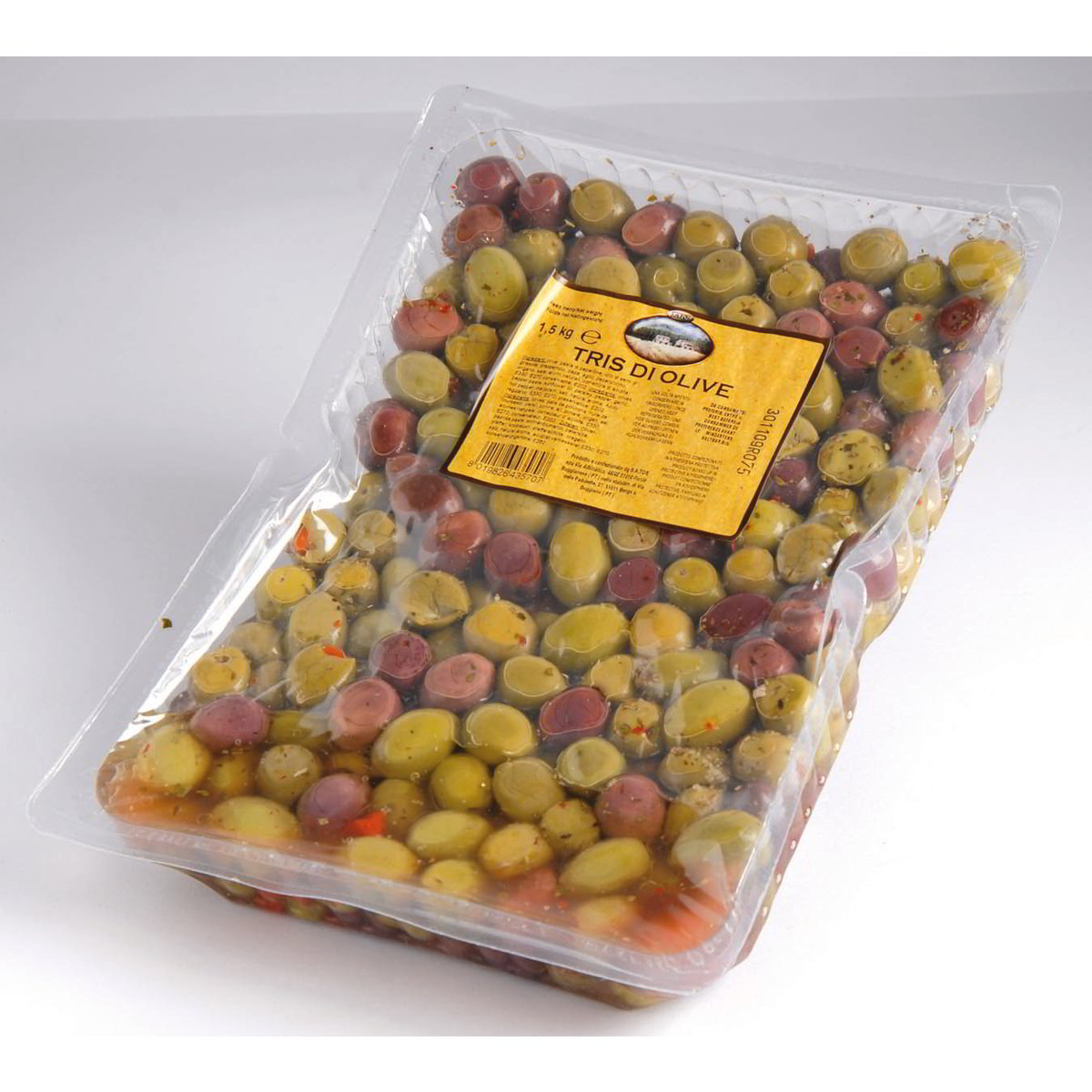 Vendita TRIS DI OLIVE CONDITE 1.5 KG / 1.4 KG SGOC. all'ingrosso ...