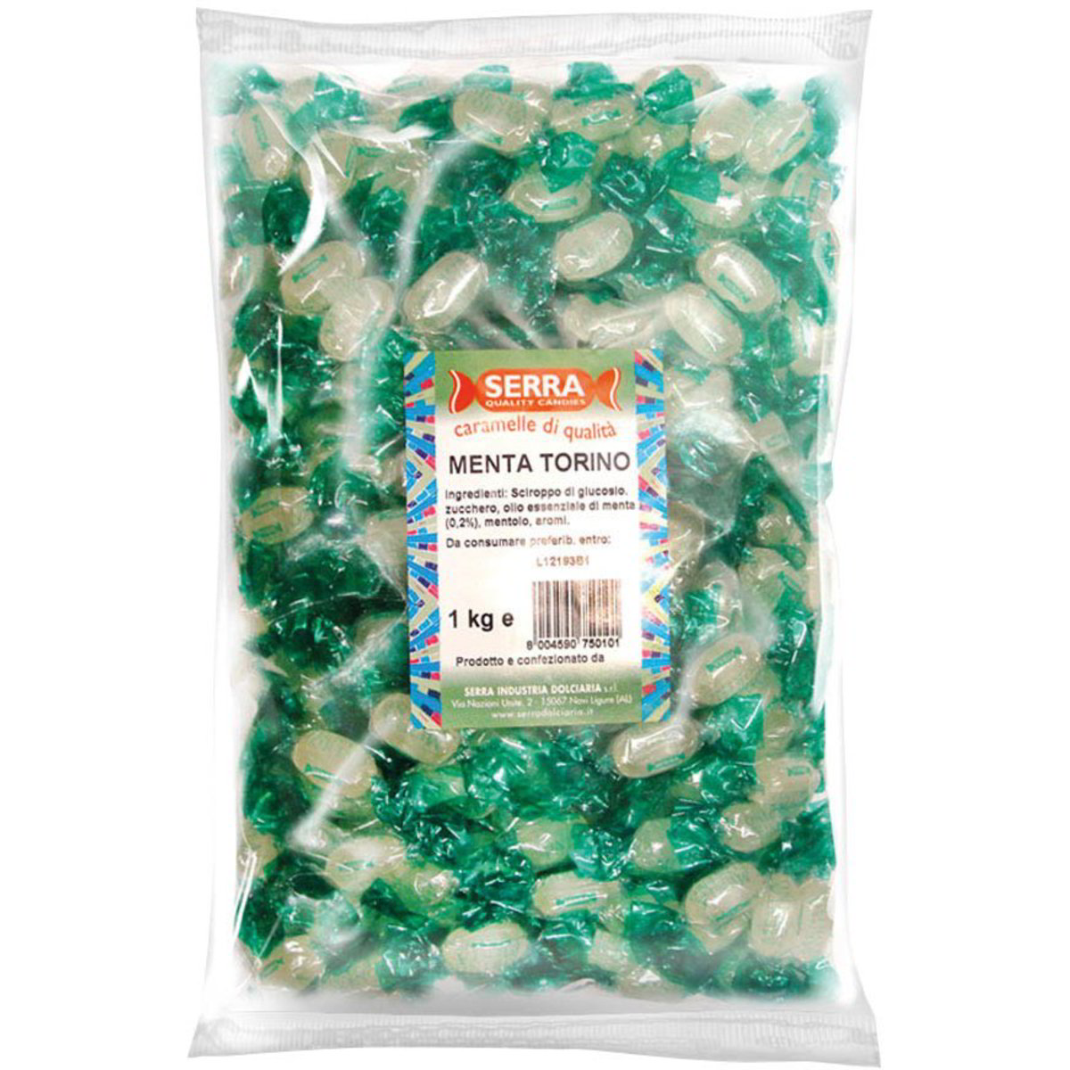 Vendita CARAMELLE MENTA TORINO SERRA 1 KG all'ingrosso. Caramelle all ...