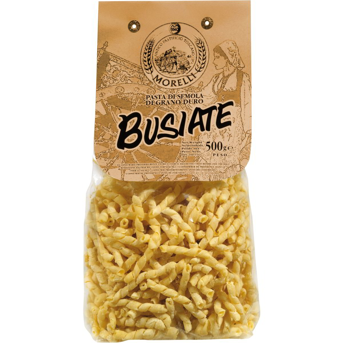Vendita BUSIATE PASTIFICIO MORELLI 500 G all'ingrosso. Pasta semola ...