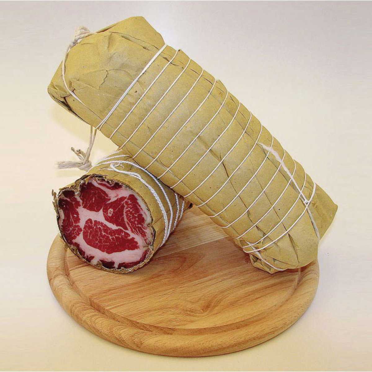 Vendita CAPOCOLLO STAGIONATO A META 1,2 KG CIRCA all'ingrosso. Salumi ...