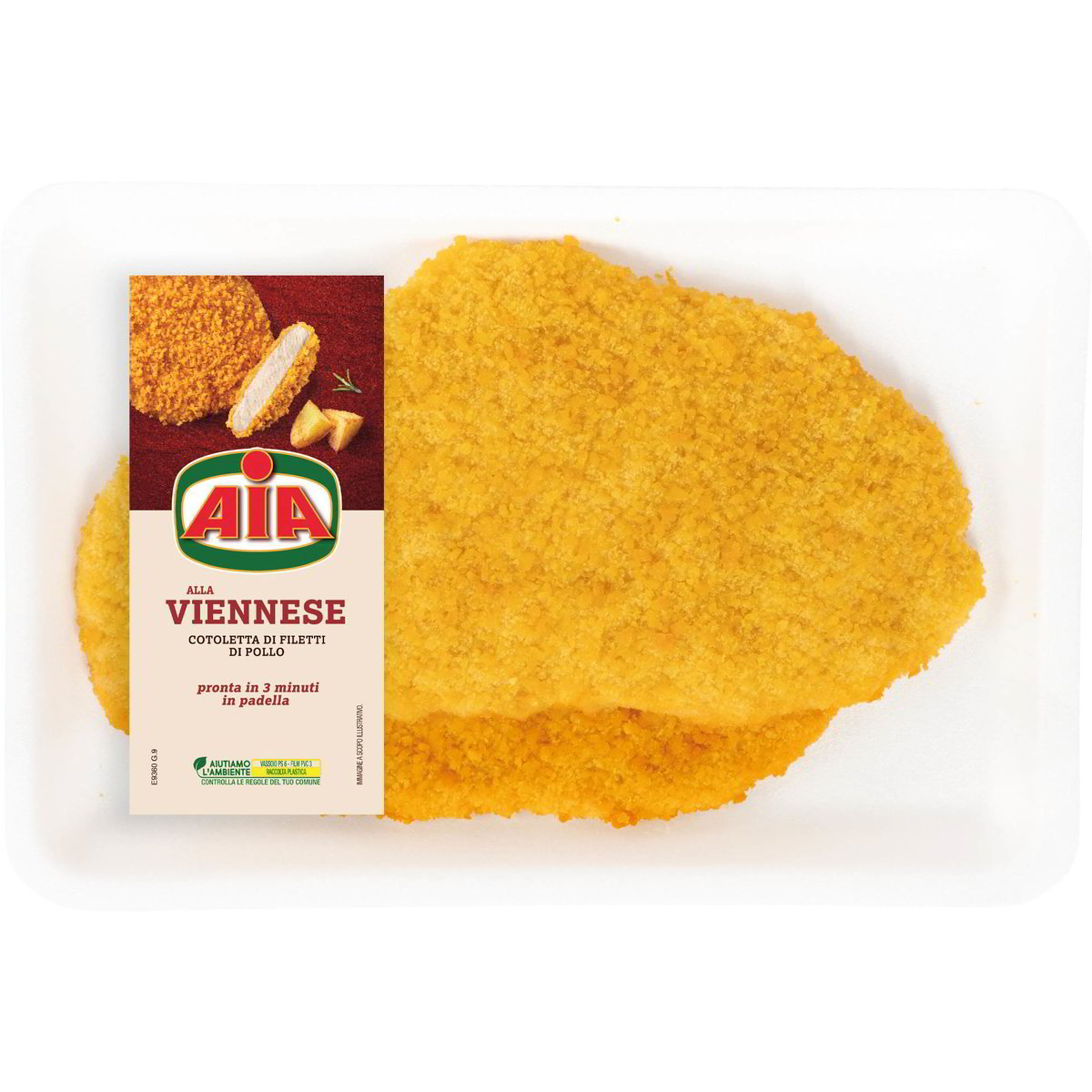Vendita COTOLETTE DI POLLO PANATE LA VIENNESE AIA 300 G all'ingrosso ...
