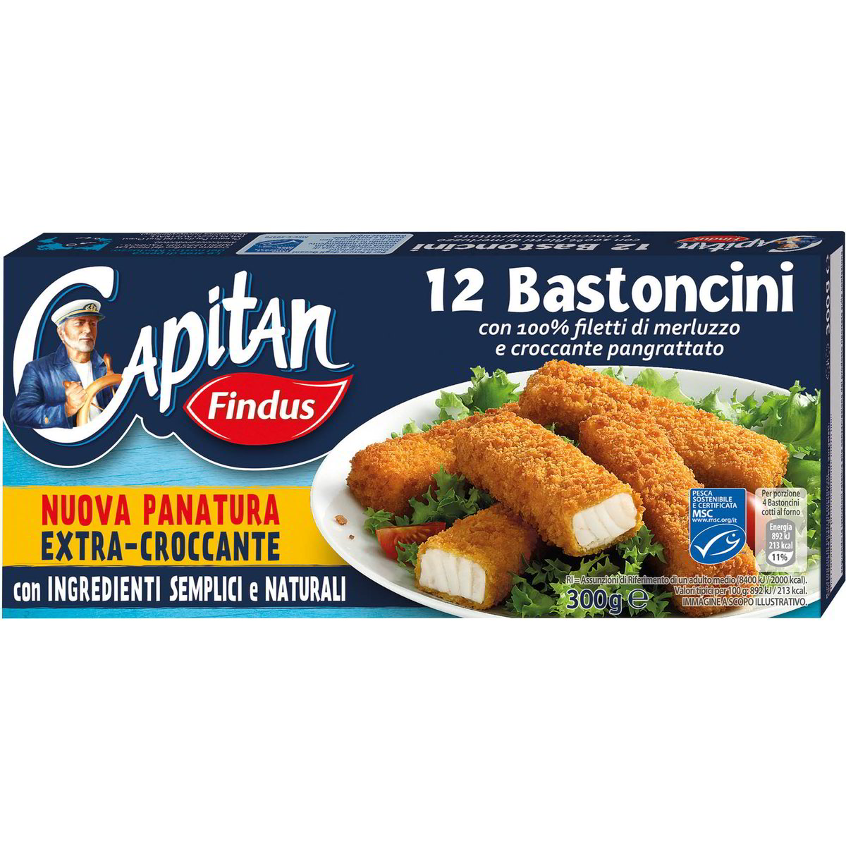Vendita 12 BASTONCINI DI MERLUZZO FINDUS 300 G all'ingrosso. Surgelati ...
