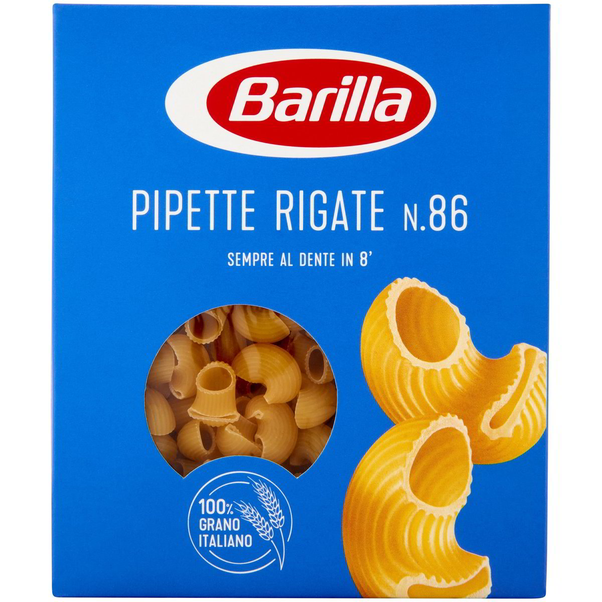 Vendita PIPETTE RIGATE N86 BARILLA 500 G all'ingrosso. Pasta di semola ...