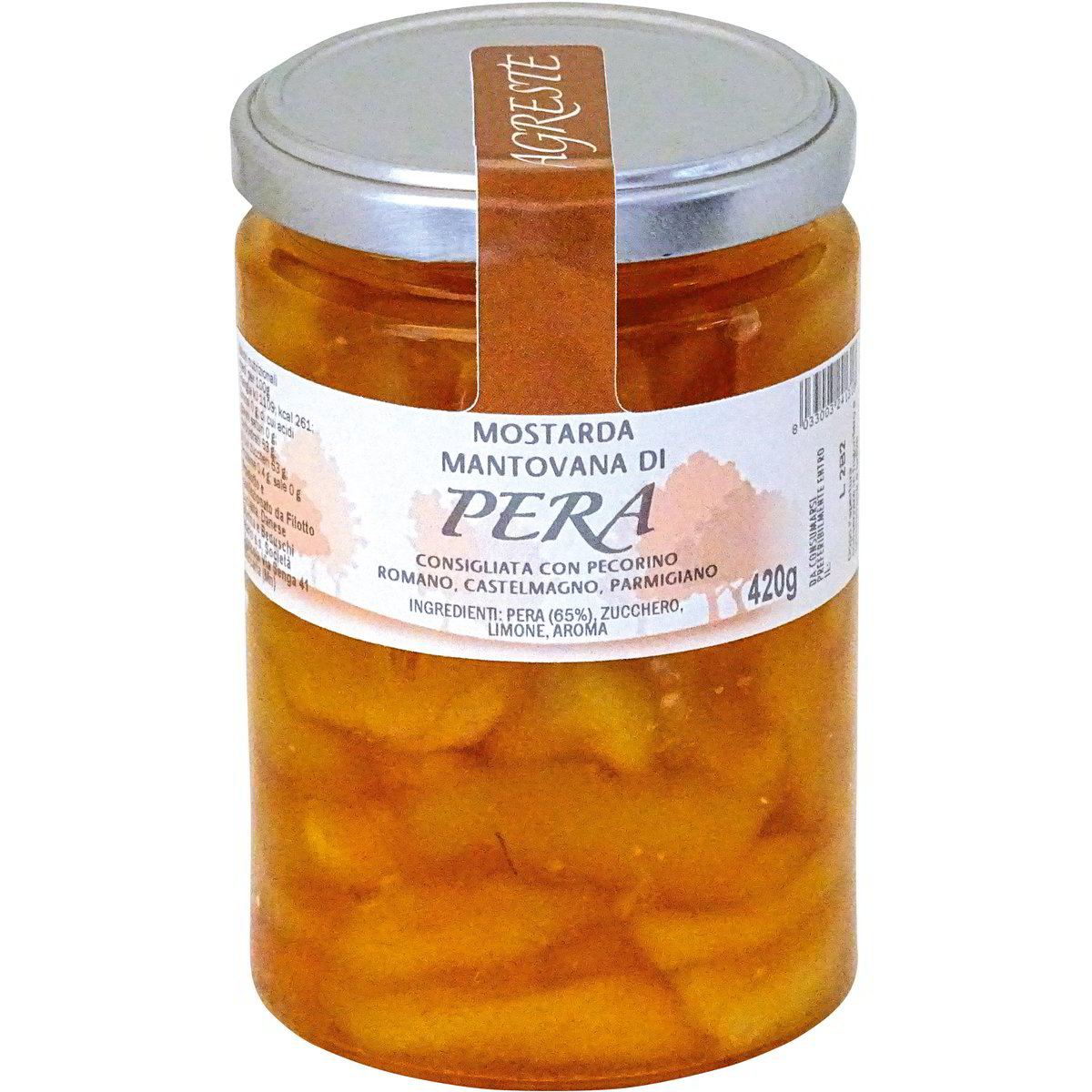 Vendita MOSTARDA MANTOVANA DI PERA SENGA 420 G all'ingrosso. Confetture ...
