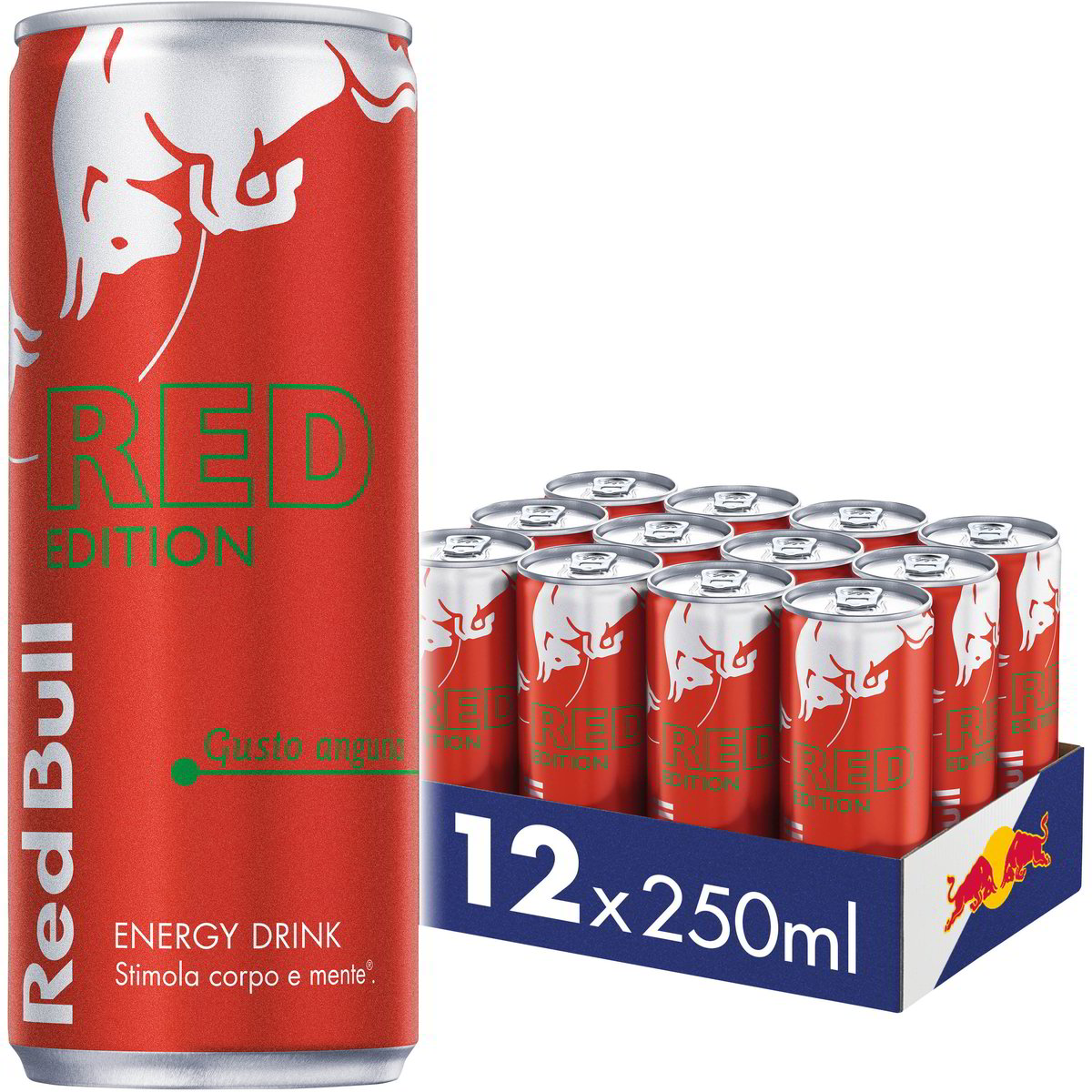 Vendita RED BULL GUSTO ANGURIA ENERGY DRINK LATTINA 250 ML all'ingrosso ...