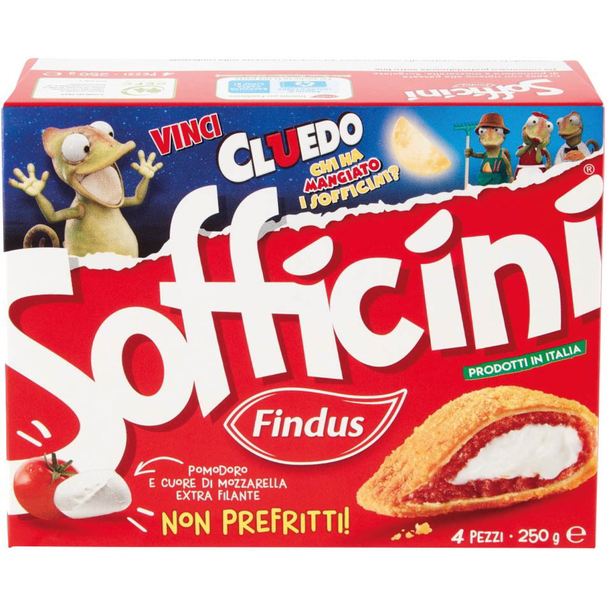 Vendita SOFFICINI POMODORO E MOZZARELLA FINDUS all'ingrosso. Surgelati ...