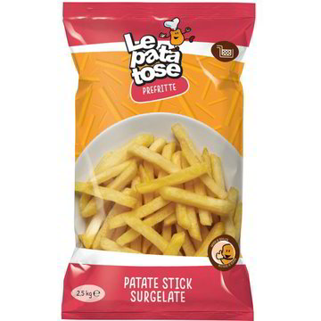 Vendita PATATE STICK PREFRITTE SURGELATE LE PATATOSE 2,5 KG all ...
