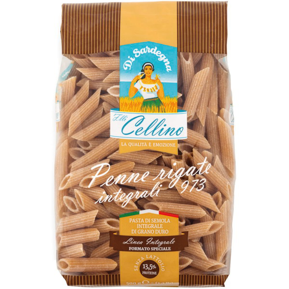Vendita PENNE INTEGRALI 973 PASTA DI SARDEGNA CELLINO 500 G all ...