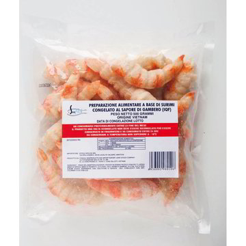 Vendita SURIMI GUSTO GAMBERO CONGELATO IQF PESO NETTO (SENZA GLASSATURA ...