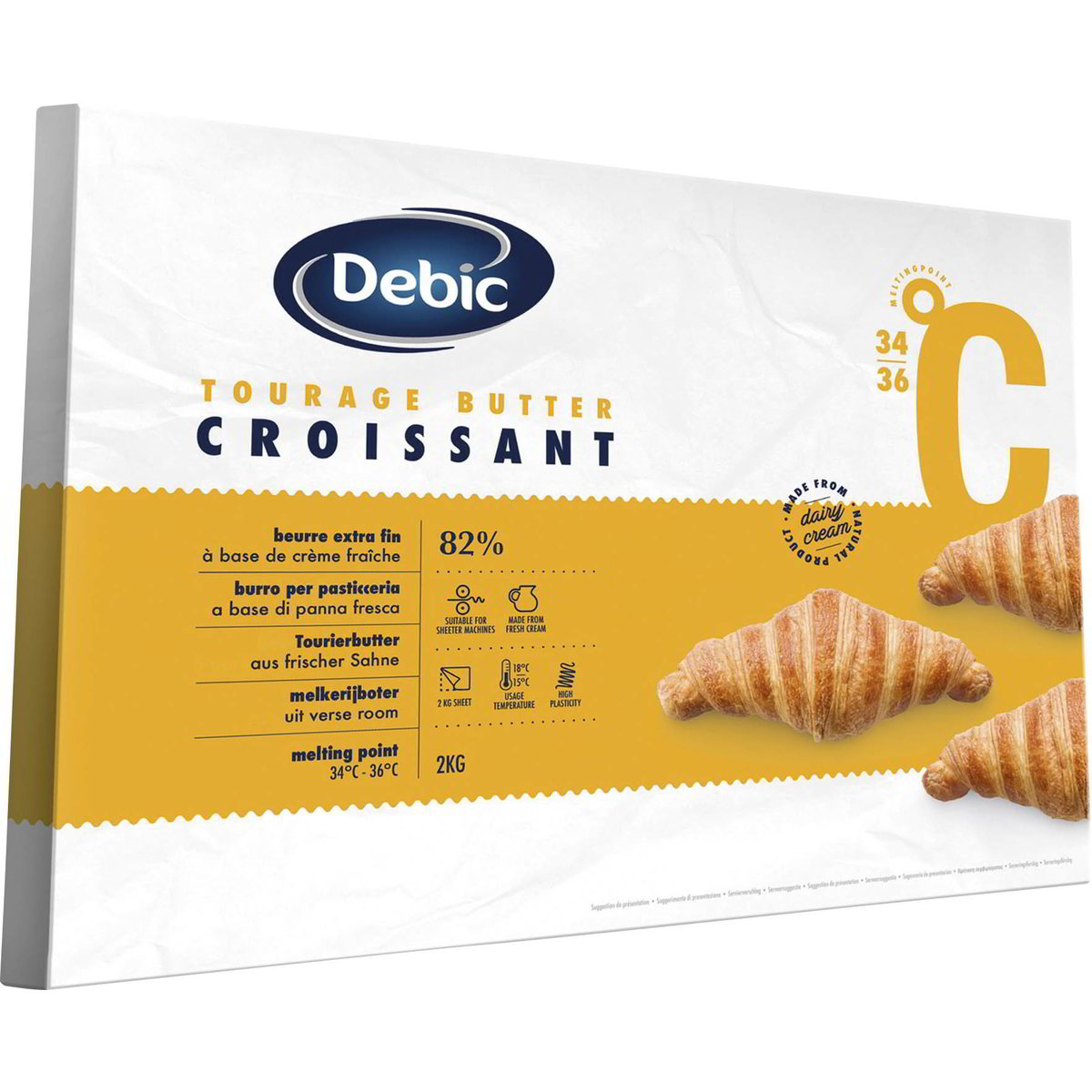 Vendita BURRO PER PASTICCERIA TOURAGE BUTTER CROISSANT DEBIC 2 KG all ...