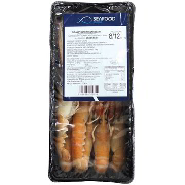 Vendita SCAMPI SCOZIA INTERI 8/12 CONGELATI PESO NETTO (SENZA ...