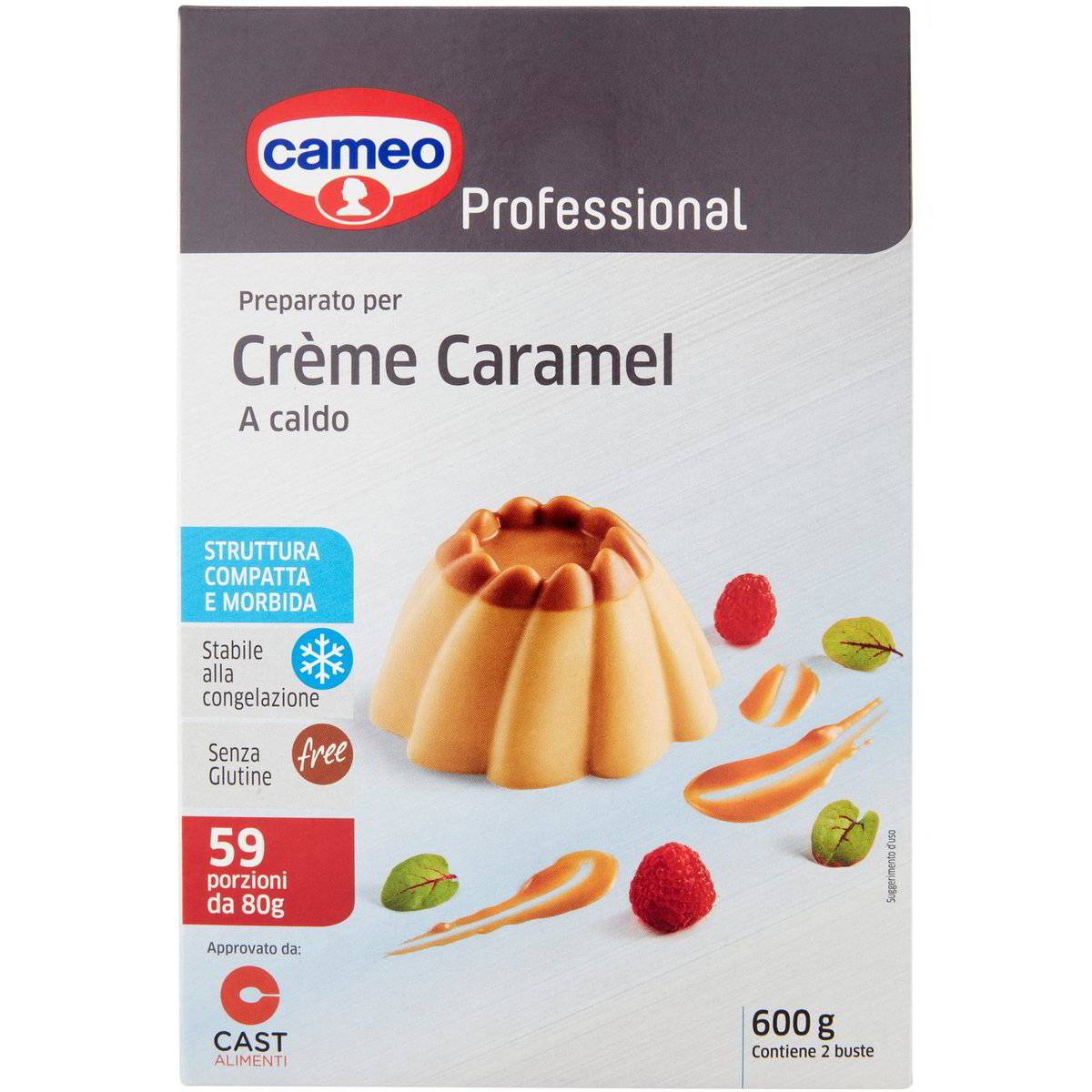 Vendita CREME CARAMEL 2 BUSTE CAMEO PROFESSIONAL 59 PORZIONI DA 80 G ...